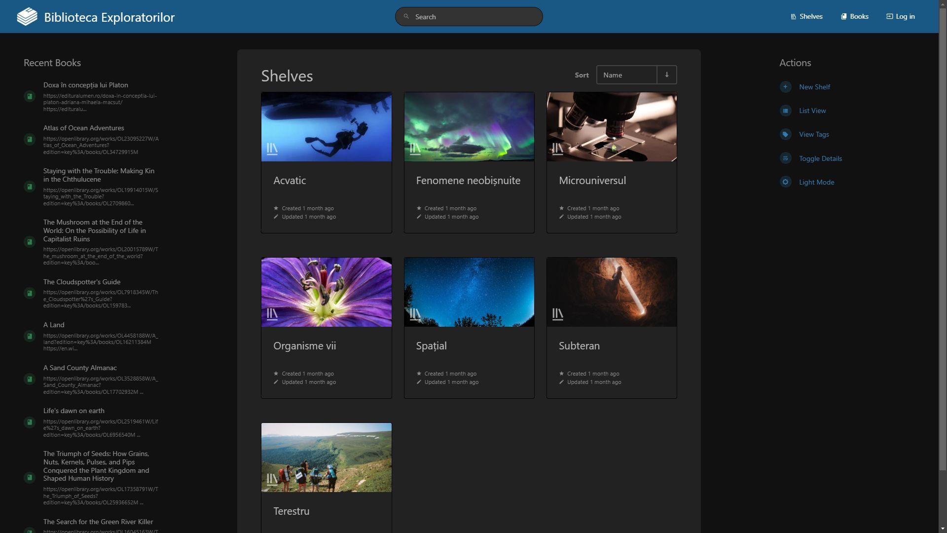 Biblioteca Exploratorilor